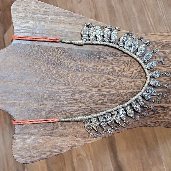 Unbranded | Jewelry | Vintage Tribal Charm Bead Adjustable Wrapped Cord ...